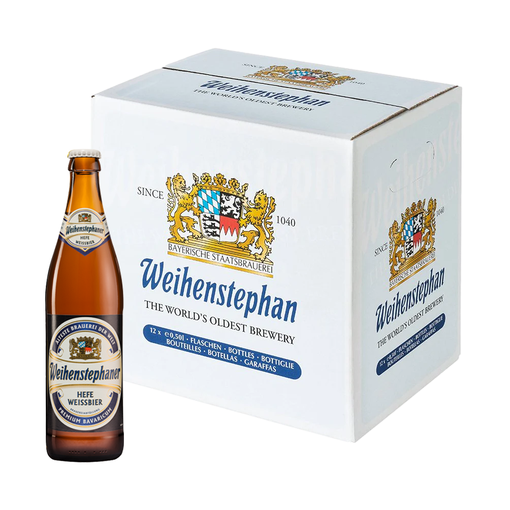 Weihenstephaner Hefe Weissbier (Wheat Beer) 5.4% 500ml - MORE BEER NZ ...