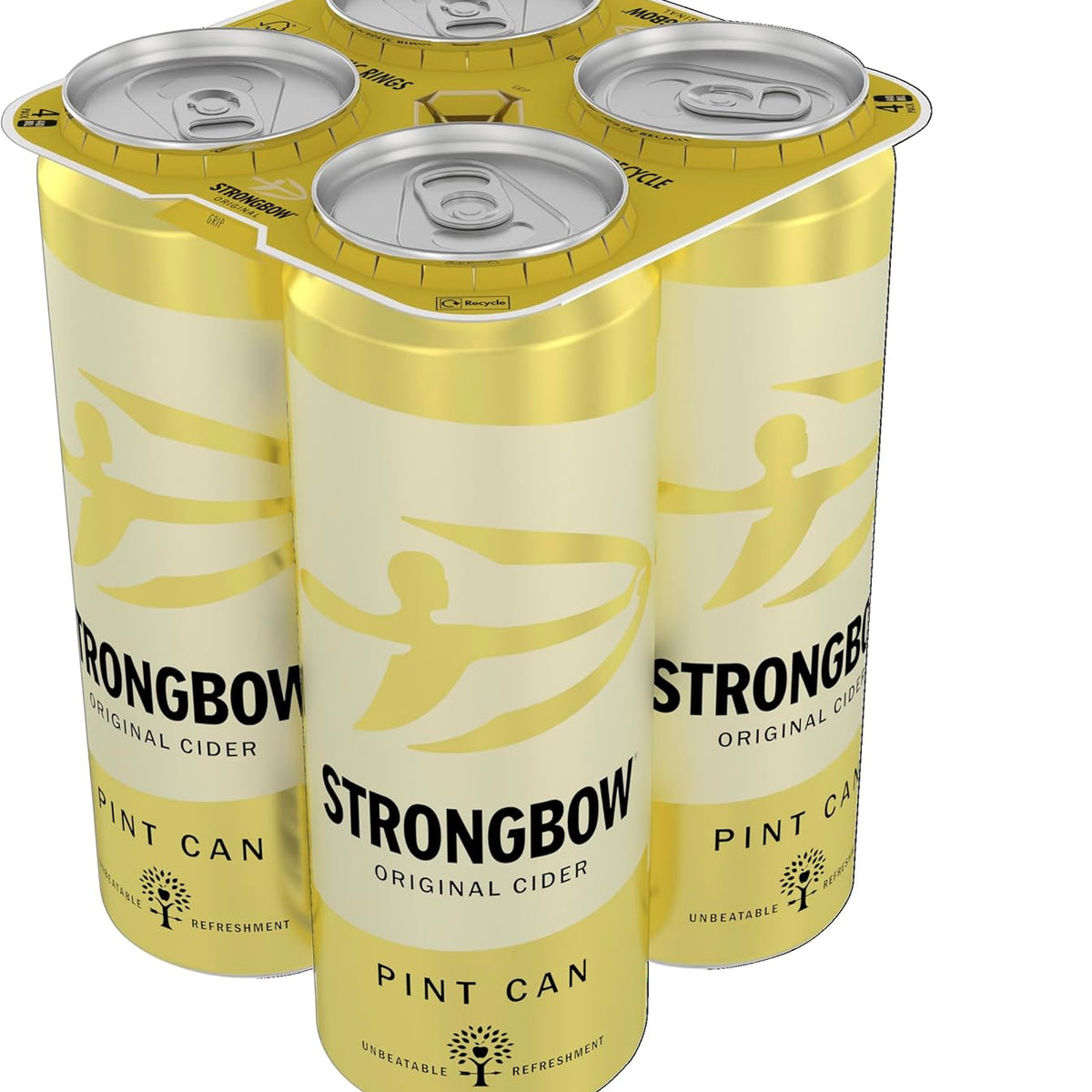 Strongbow Original Cider Pint Can 568ml - 4 Pack – More Beer