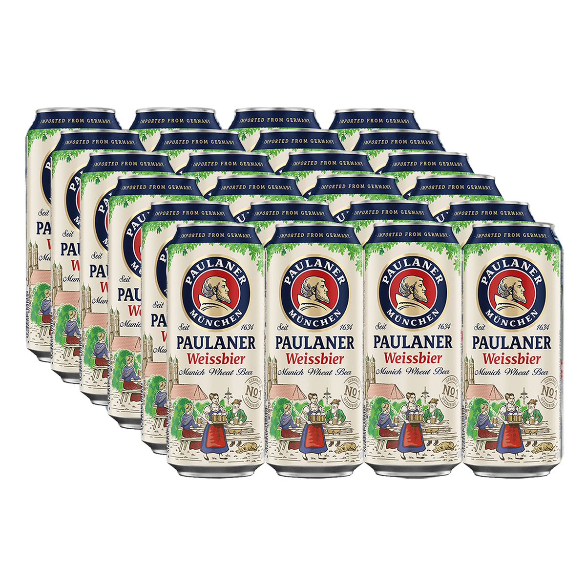 Paulaner Wheat Beer 5.5% CAN 500ml - 24 Pack – More Beer