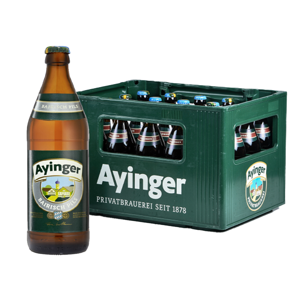 Ayinger Bairisch Pils 5.3% 500ml - 20 Pack – More Beer