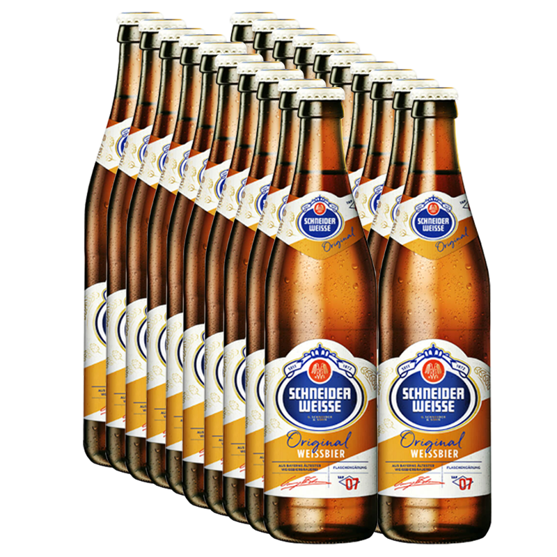 Schneider Weisse Tap 7 Original Weissbier 5.4% 500ml - 20 Pack – More Beer